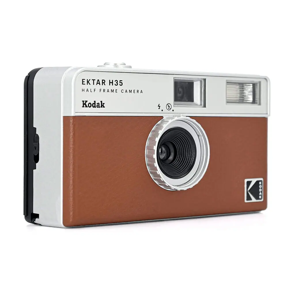 Kodak Ektar H35 Cámara Analógica 35mm Medio Formato Reusable con Flash Marrón | AP Photo Industries