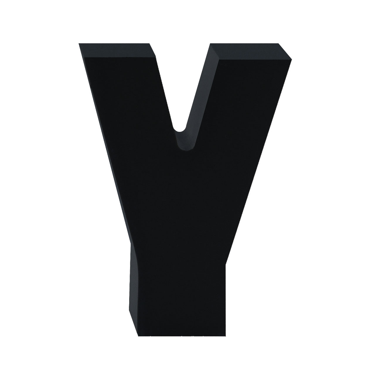 AP Letra Decorativa MDF - Letra Y 15x18 Negra | AP Photo Industries