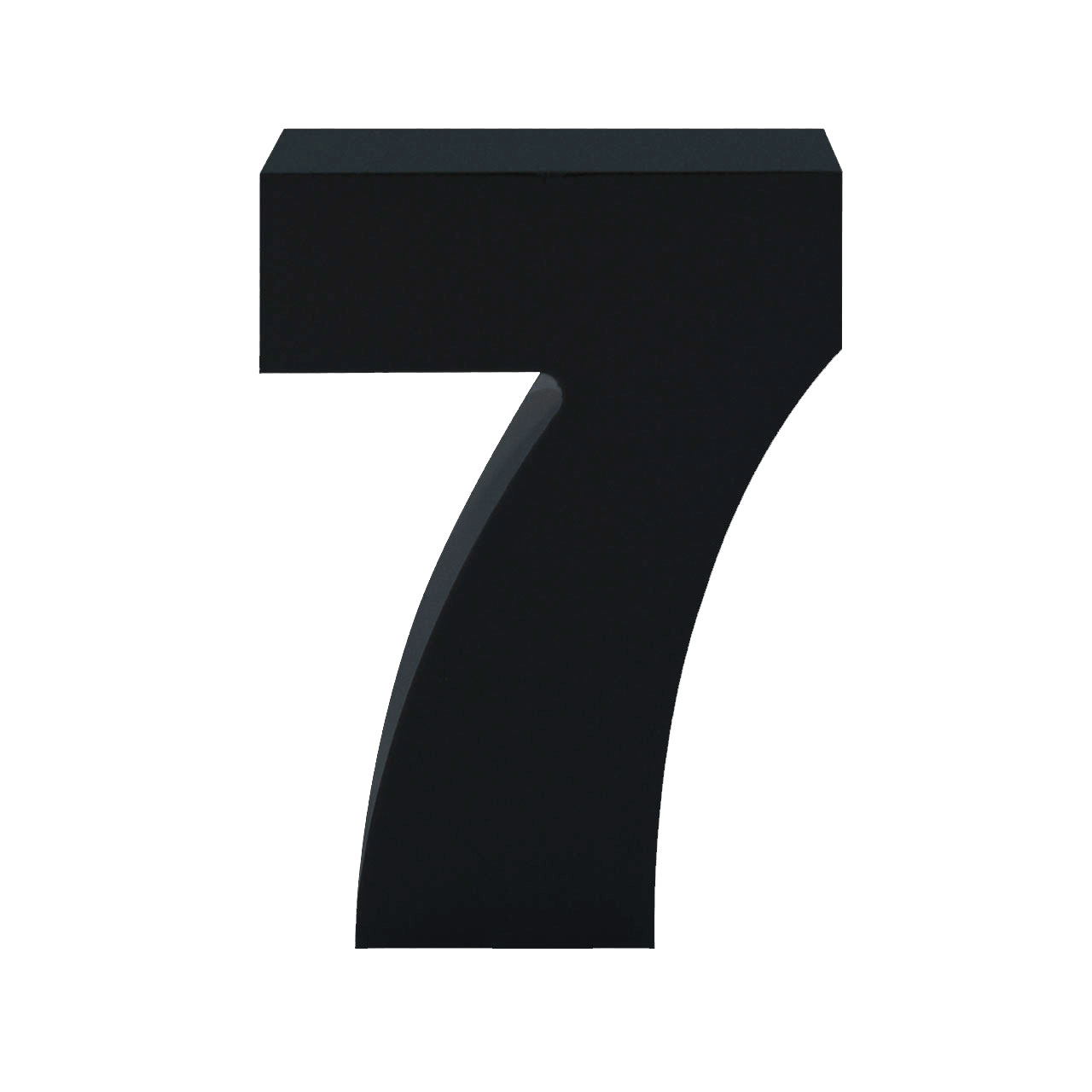 AP Letra Decorativa MDF - núm. 7 7x10 Negra | AP Photo Industries