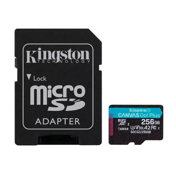Kingston Tarjeta Memoria SDXC Micro 256Gb Canvas Go Plus 170 Mb/s C10 UHS-I U3 V30 | AP Photo ...