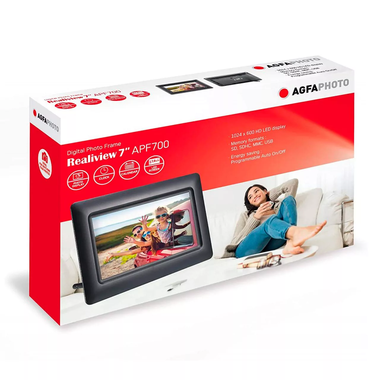 Agfa APF 700 Marco Digital 7 pulgadas Negro | AP Photo Industries